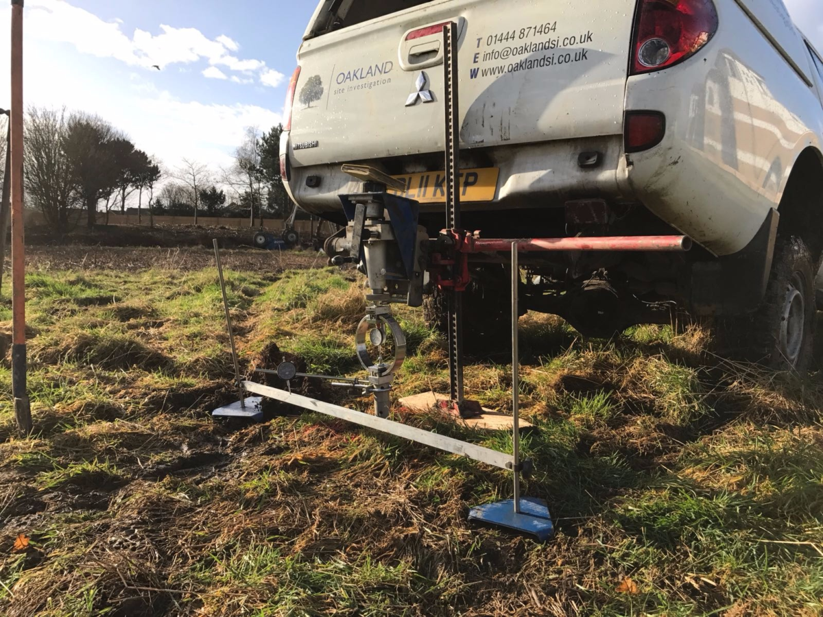 SOIL LOAD BEARING TESTING – Oakland Site Investigations