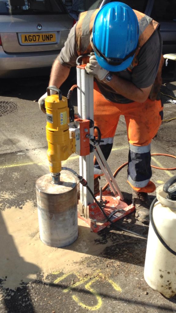 CONCRETE AND BLACKTOP CORING – Oakland Site Investigations